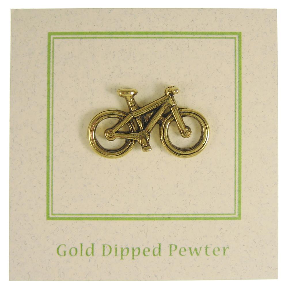 Bicycle Gold Lapel Pin - Ride with Style | Lapel Pin Planet ...