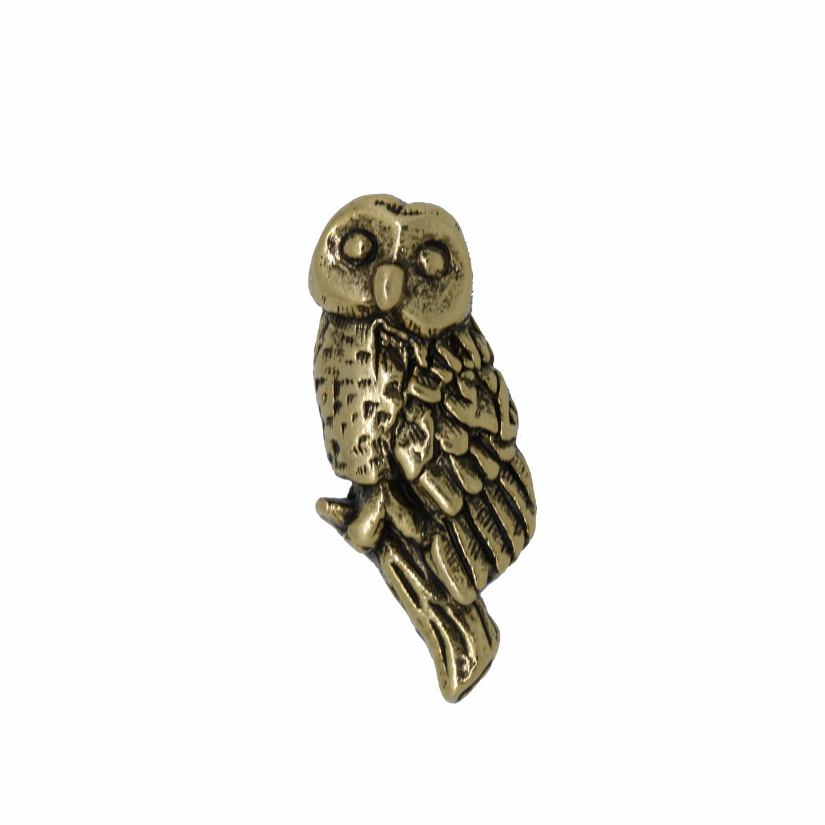 Owl Gold Lapel Pin – lapelpinplanet