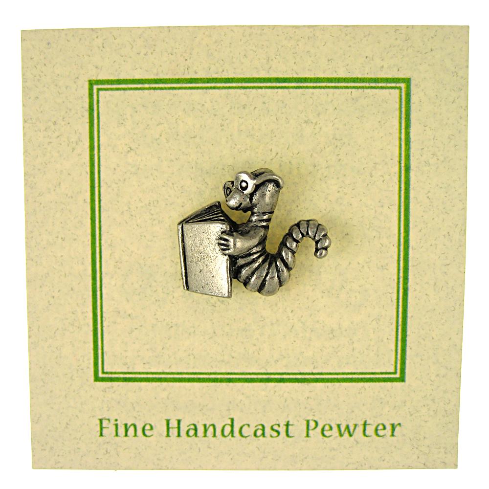 Bookworm Lapel Pin - Perfect for Book Lovers | Lapel Pin Planet ...