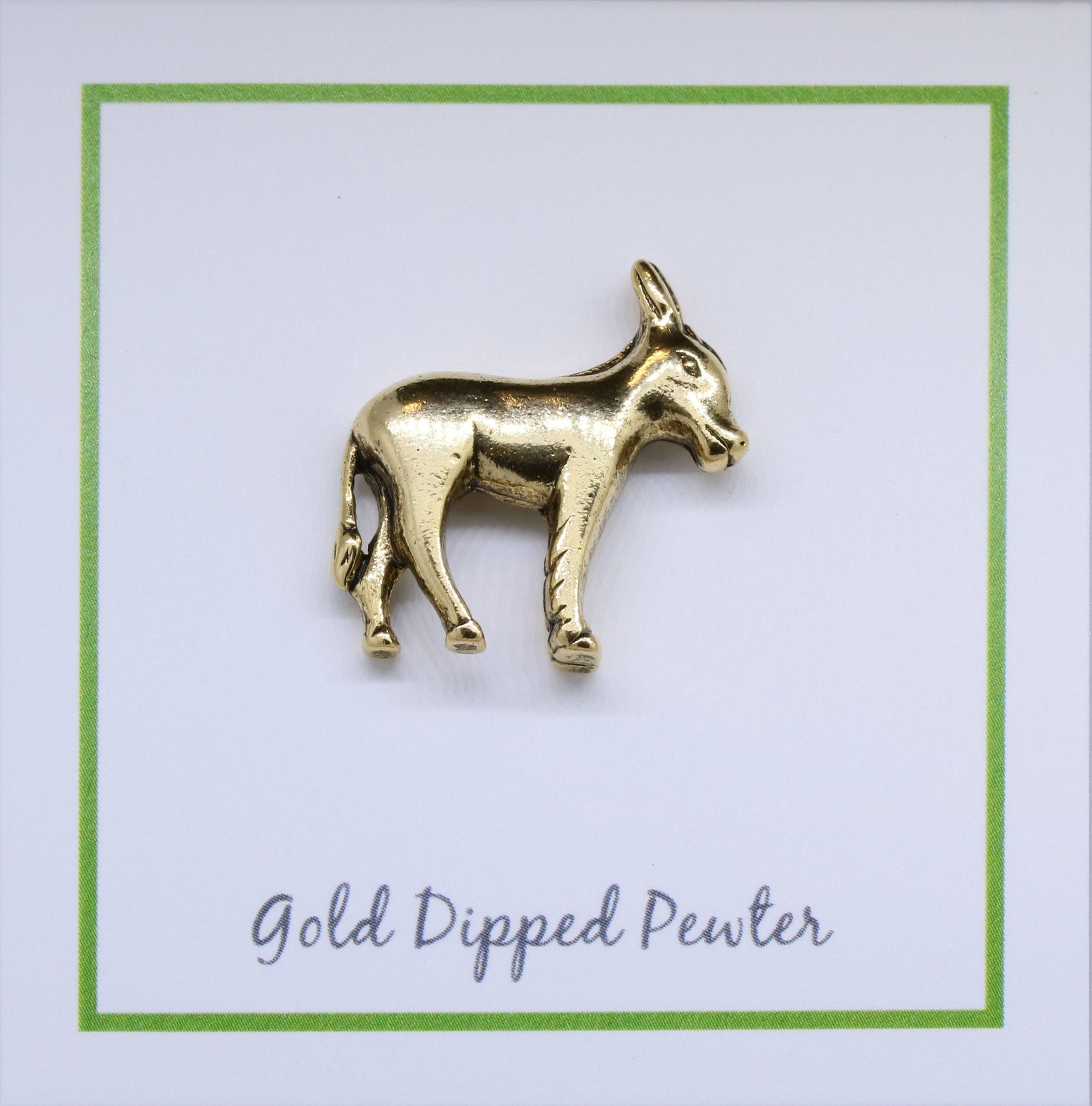 Donkey Gold Lapel Pin – lapelpinplanet