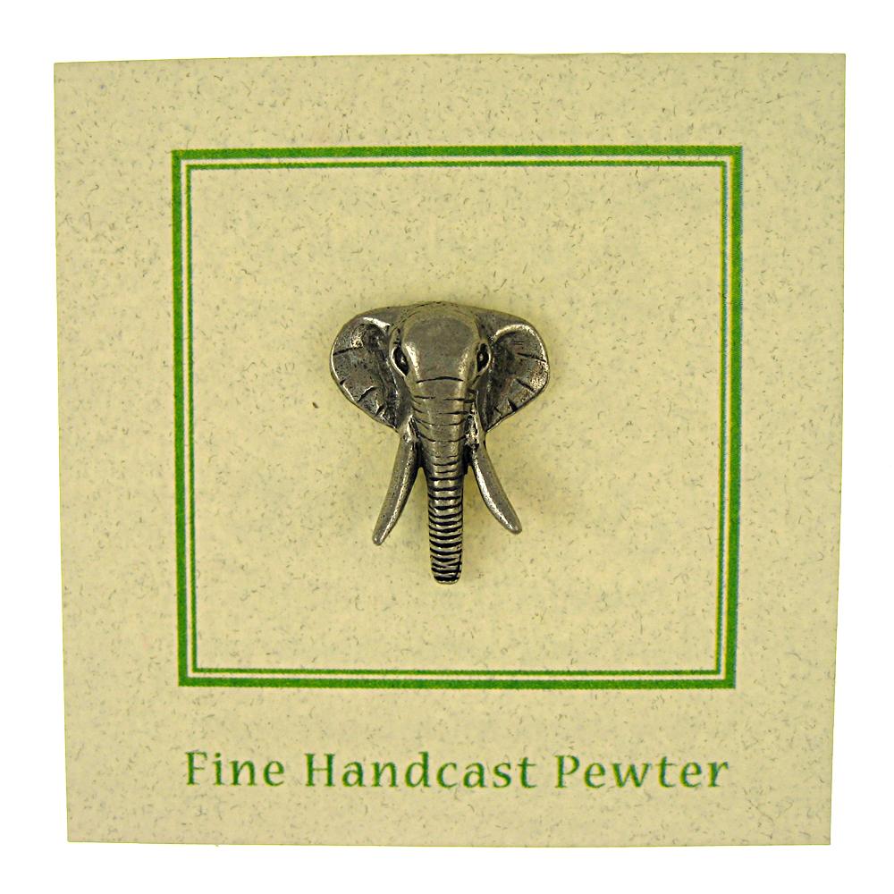 Elephant Head Lapel Pin – lapelpinplanet