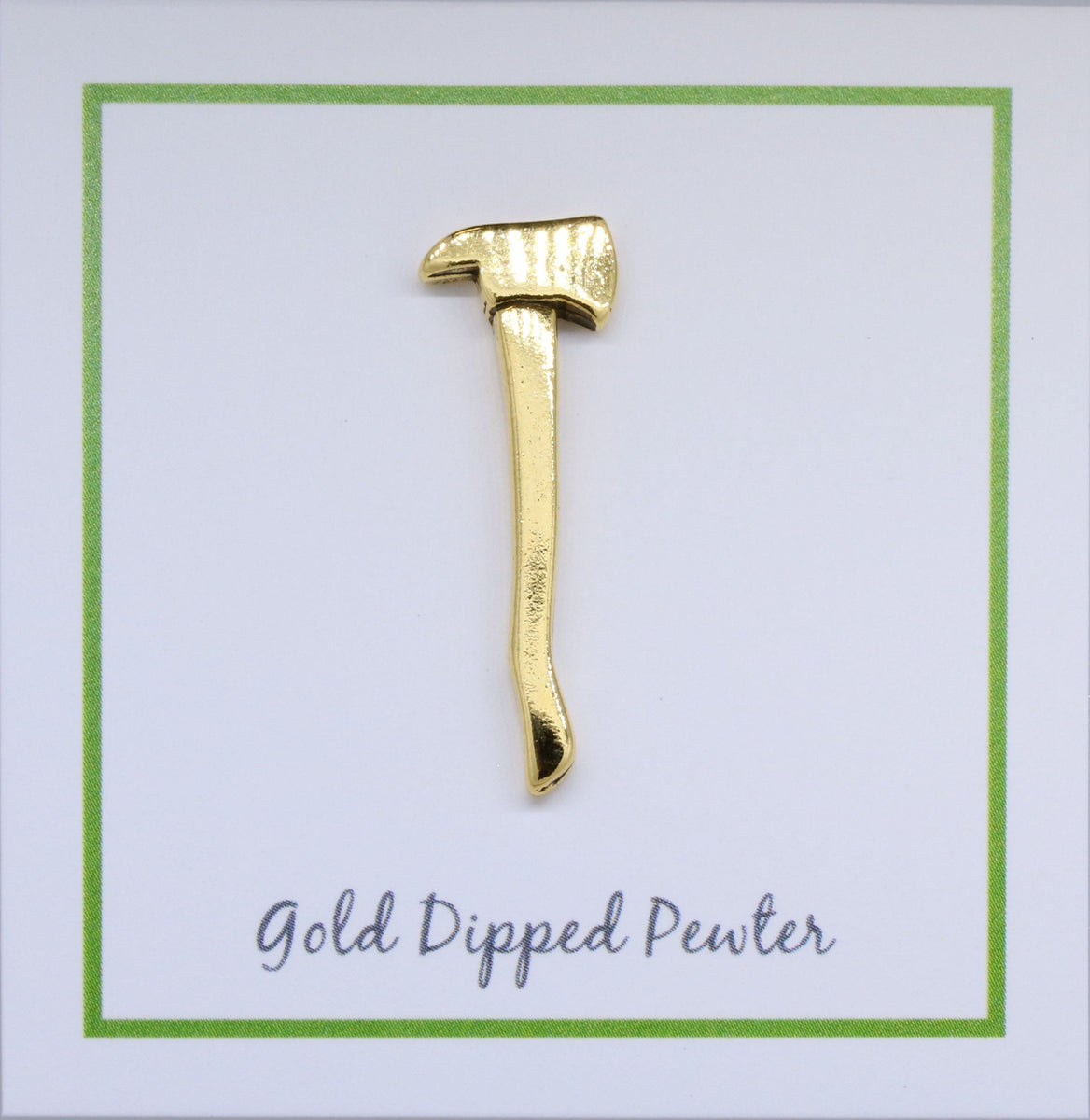 Fireman's Axe Gold Lapel Pin – lapelpinplanet