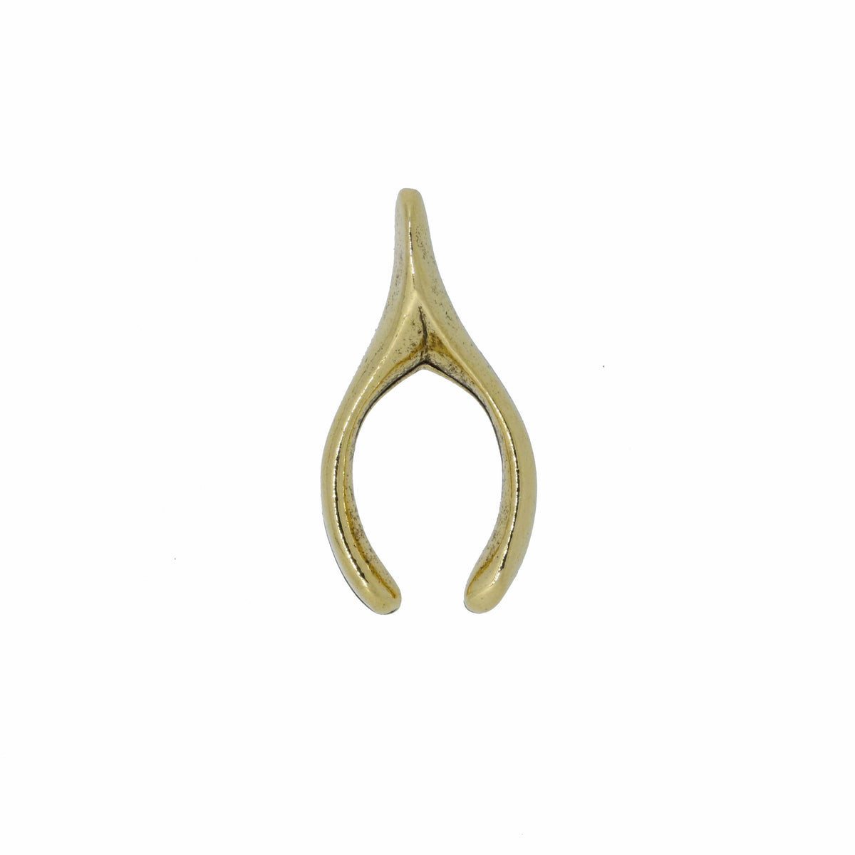 Wishbone Gold Lapel Pin – lapelpinplanet
