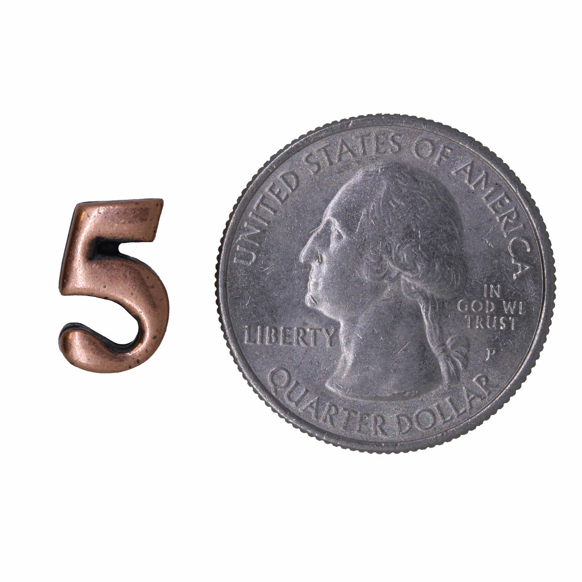 Number 10 Copper Lapel Pin – lapelpinplanet