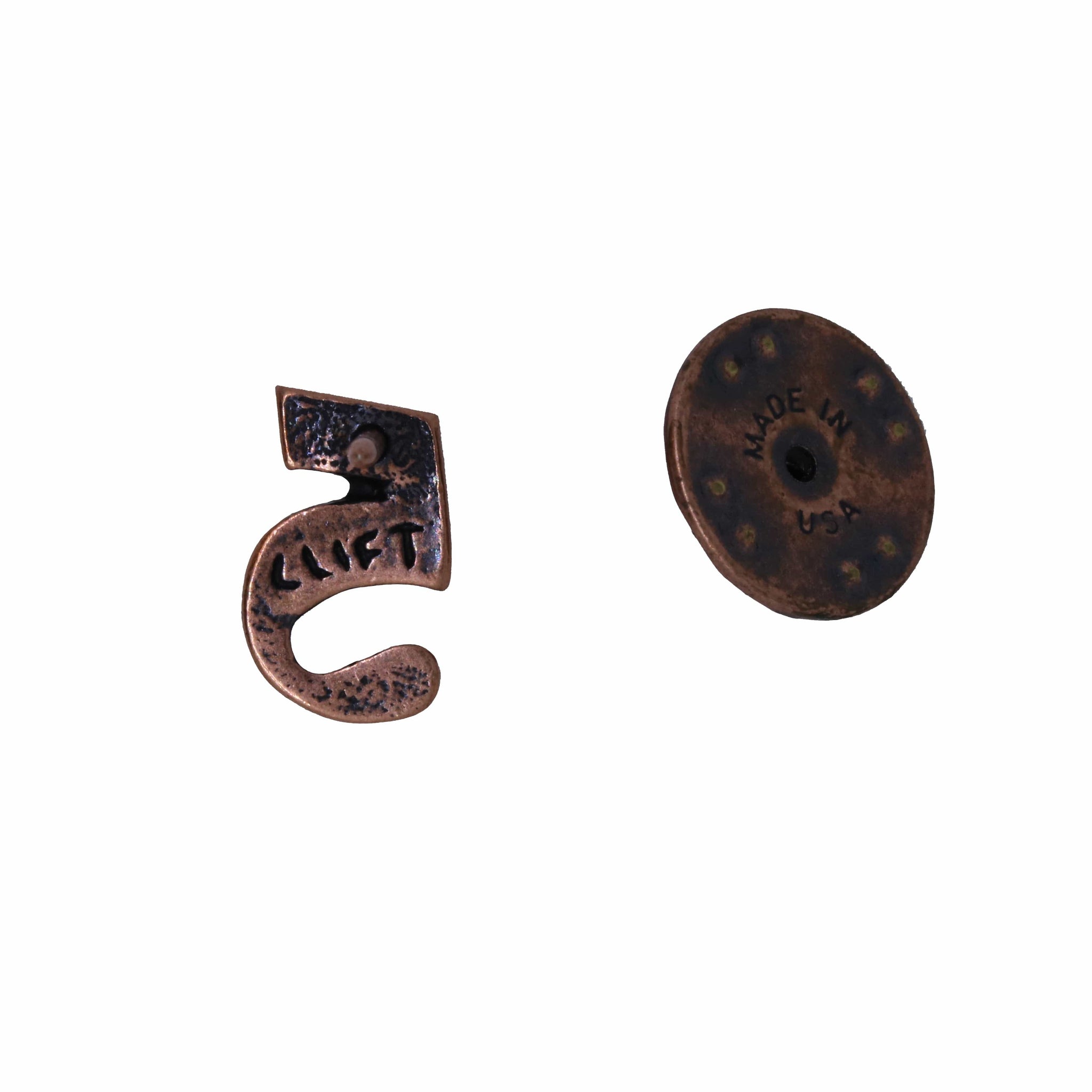 Number 10 Copper Lapel Pin – lapelpinplanet