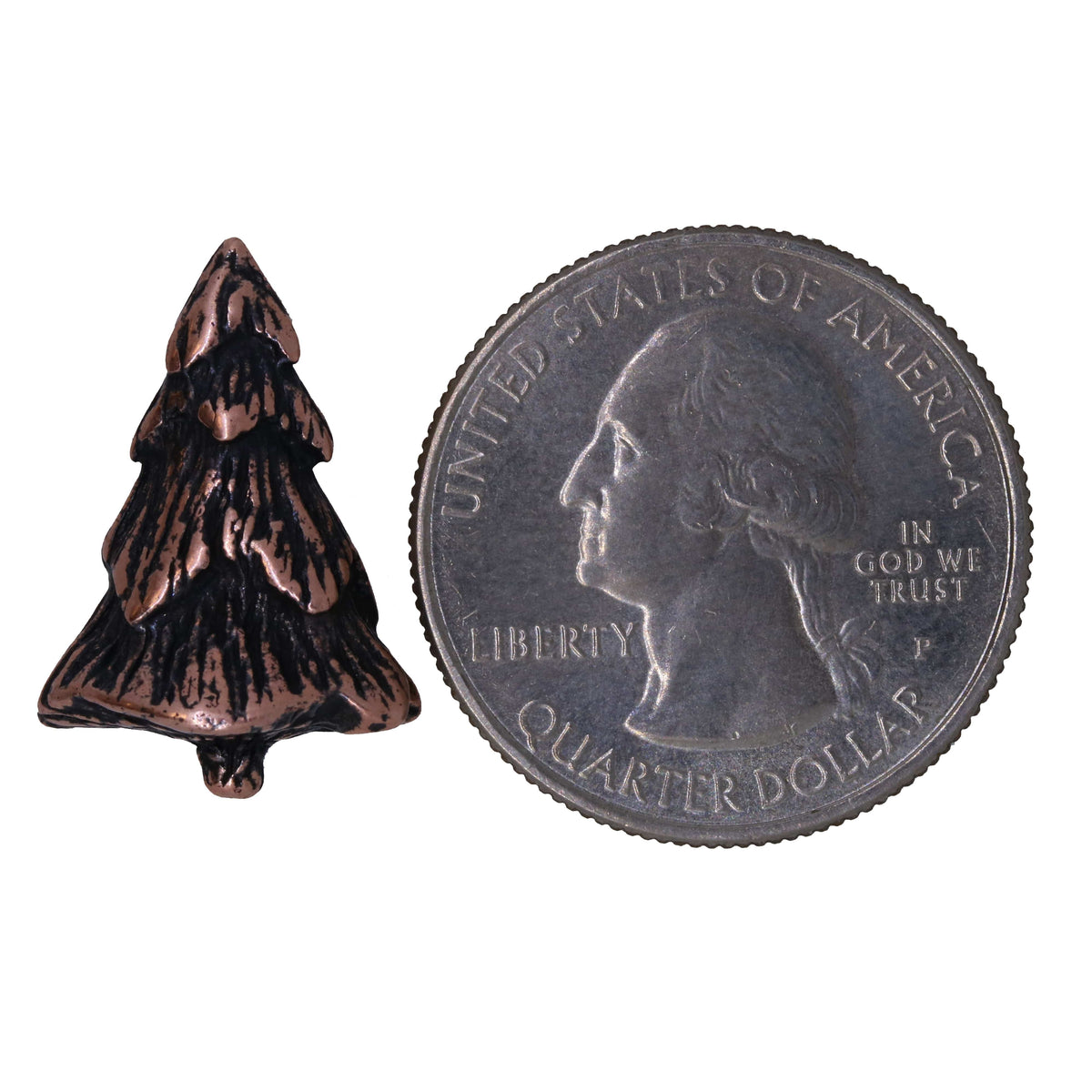 Evergreen Tree Copper Lapel Pin – lapelpinplanet