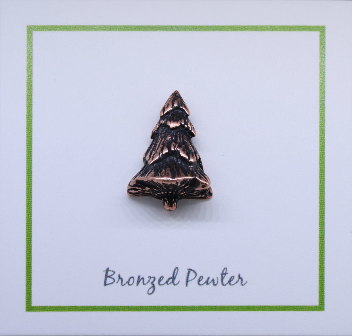 Evergreen Tree Copper Lapel Pin – lapelpinplanet