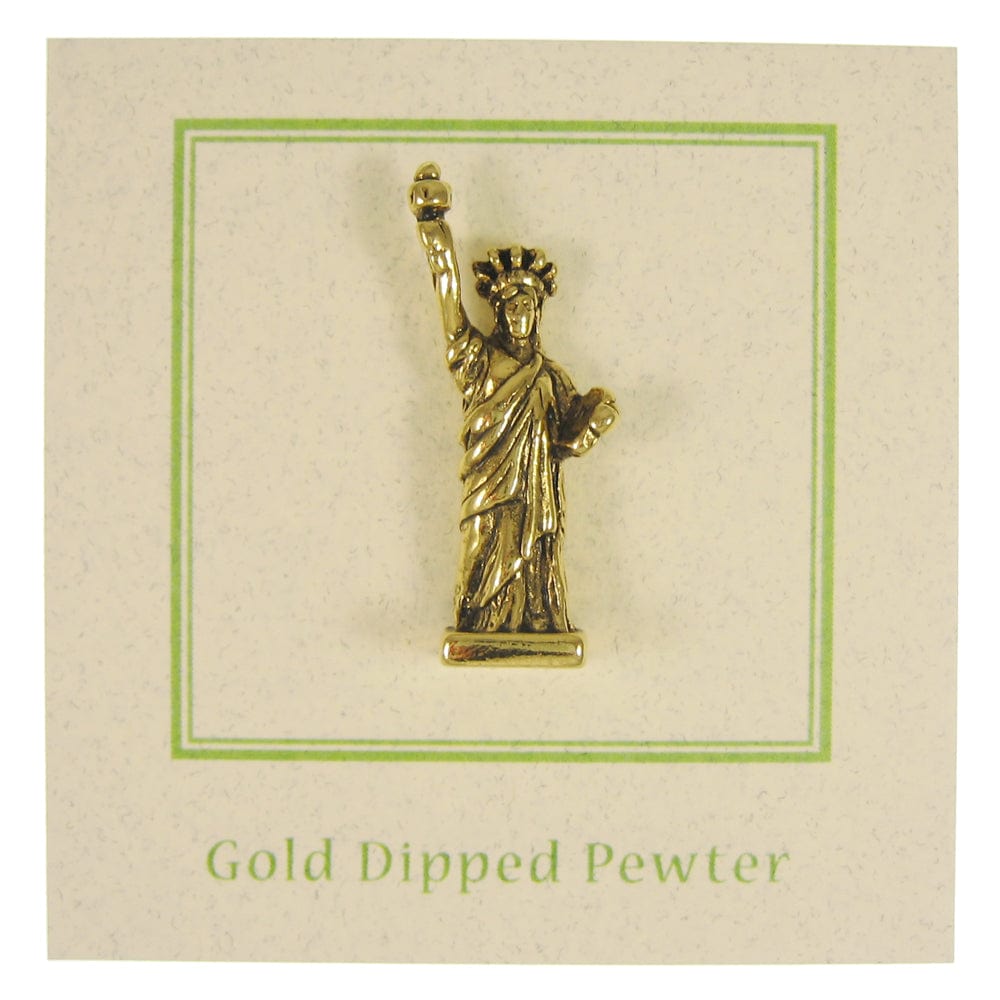 Statue of Liberty Gold Lapel Pin – lapelpinplanet