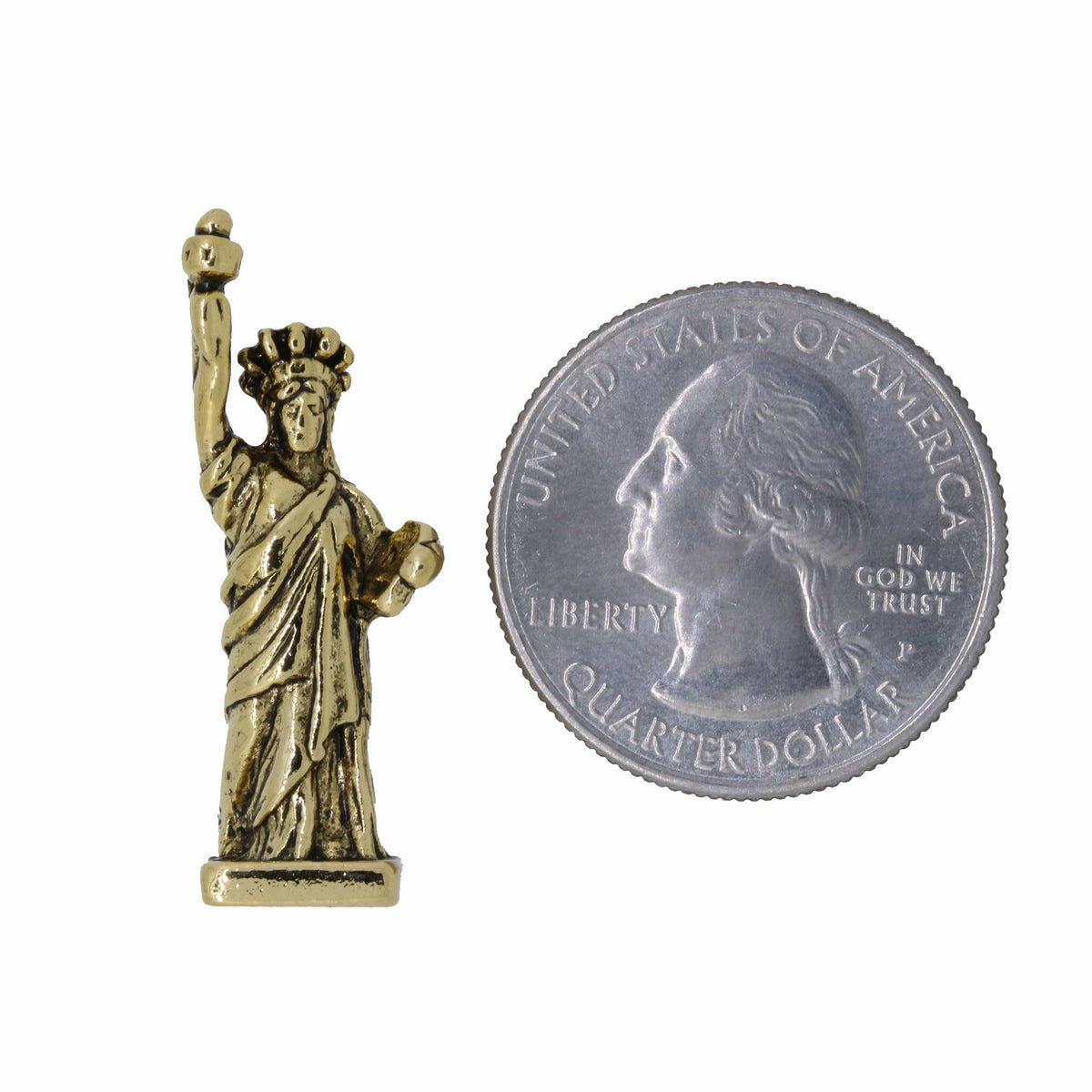 Statue of Liberty Gold Lapel Pin – lapelpinplanet