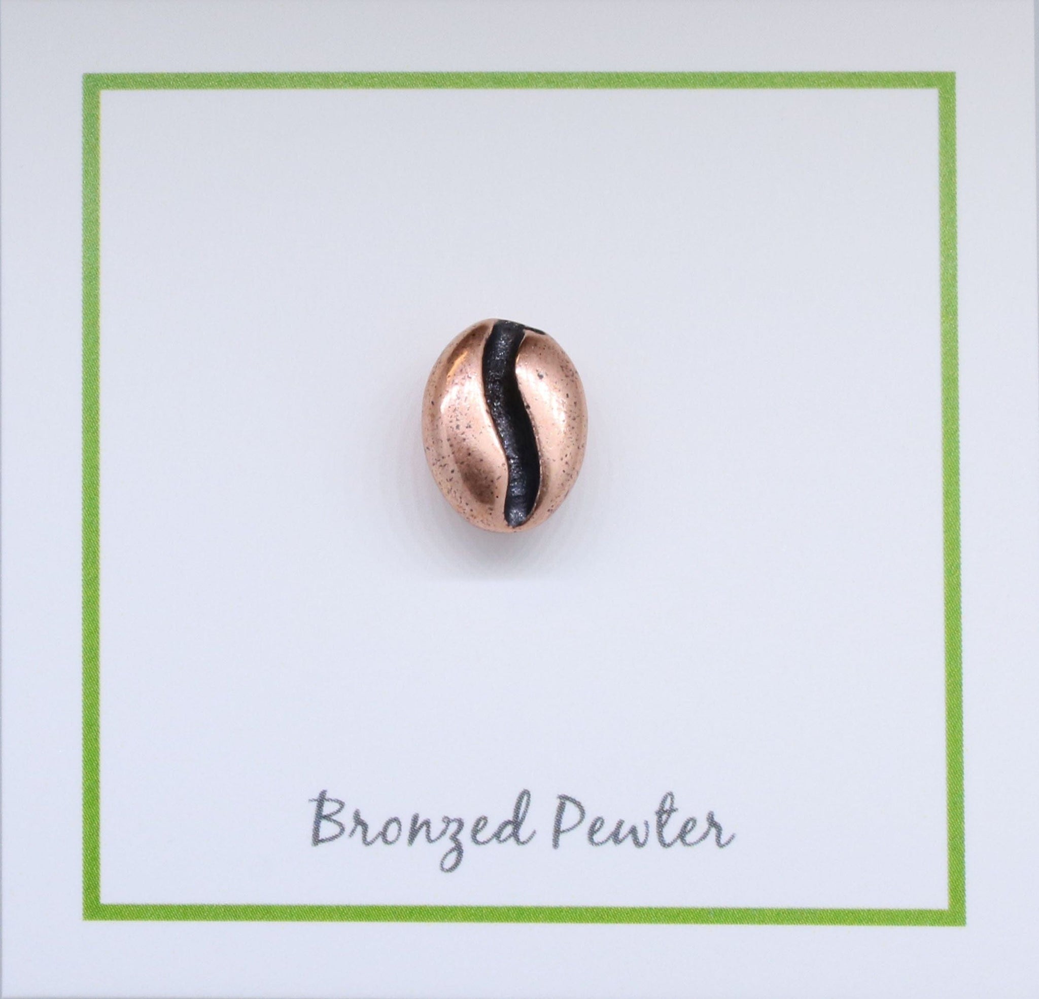 Large Coffee Bean Copper Lapel Pin – lapelpinplanet