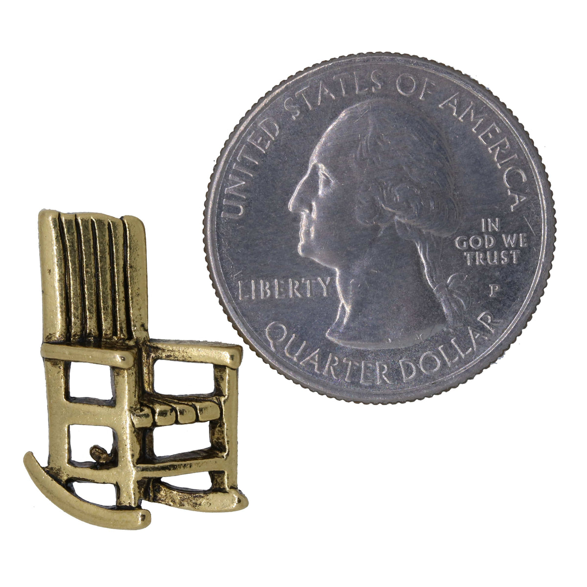Rocking Chair Gold Lapel Pin – lapelpinplanet
