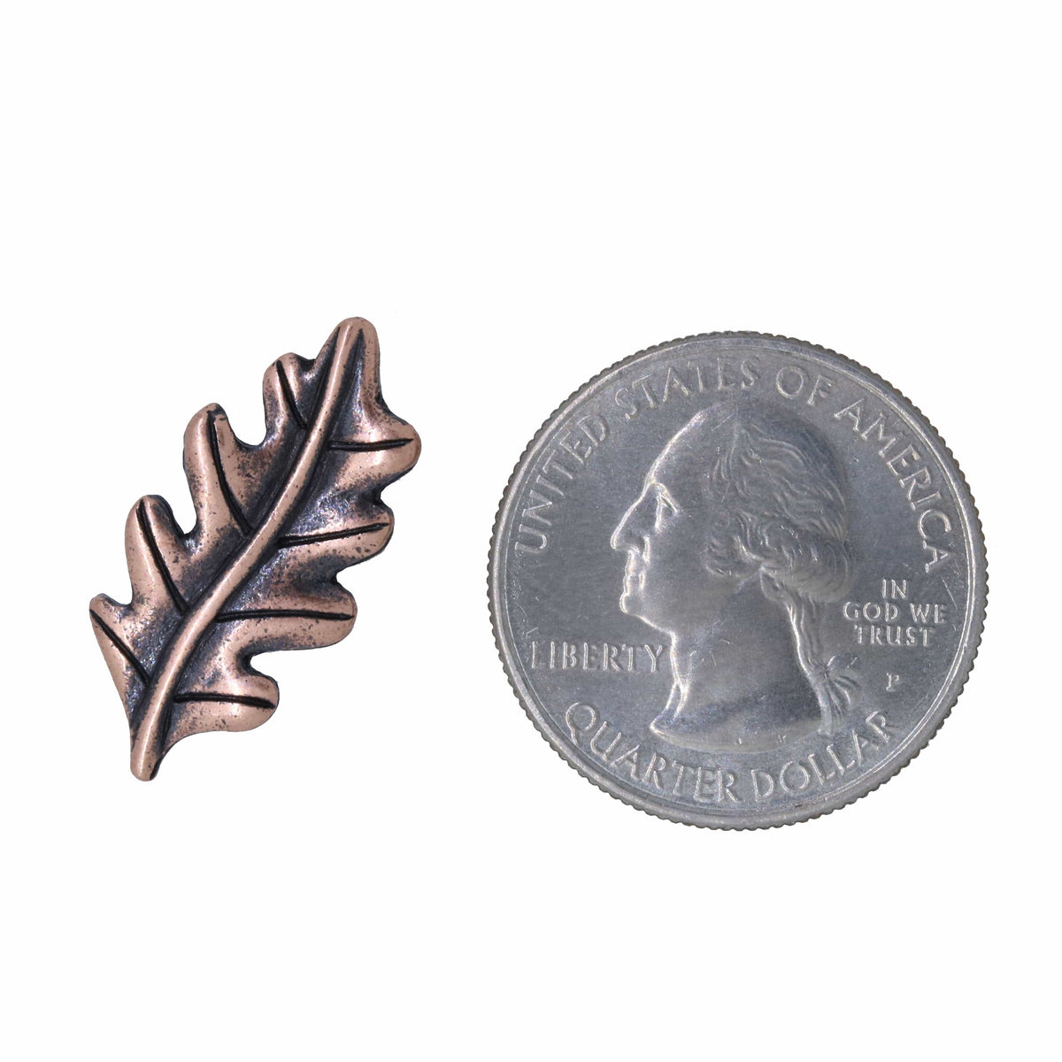 Oak Leaf Copper Lapel Pin – lapelpinplanet