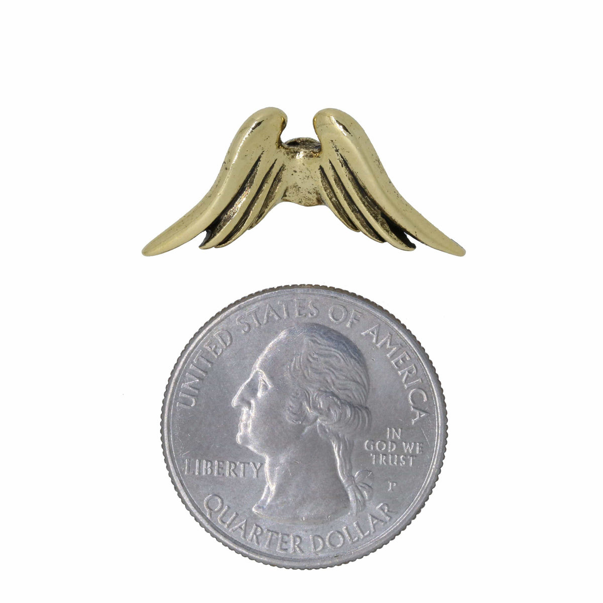 Angel Wings Gold Lapel Pin | Lapel Pin Planet – lapelpinplanet