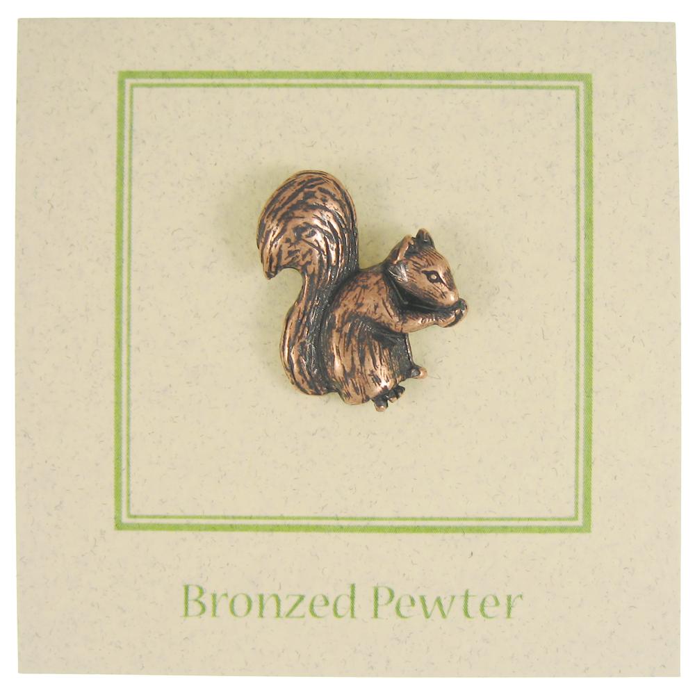 Squirrel Copper Lapel Pin – lapelpinplanet