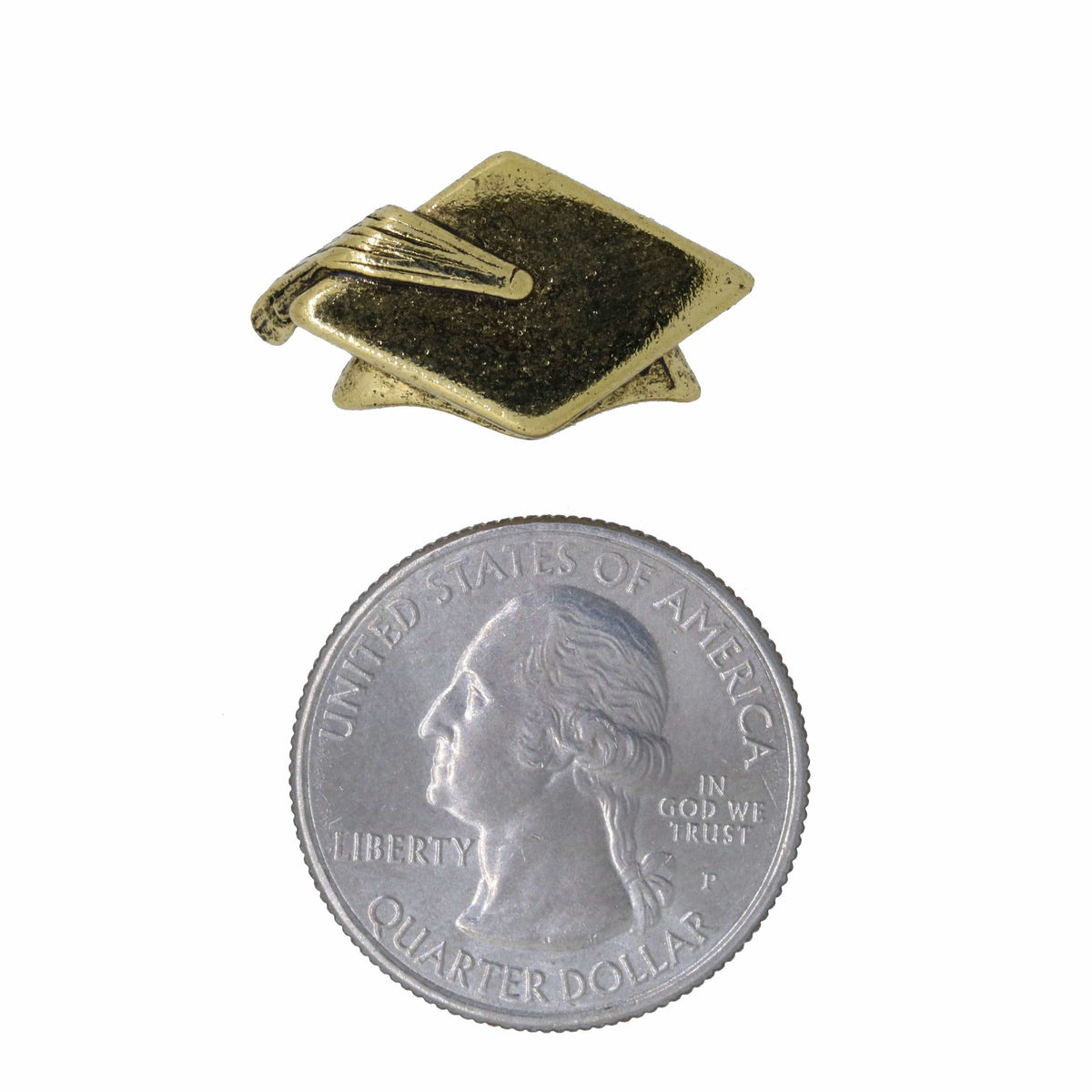 Graduation Cap Gold Lapel Pin – lapelpinplanet