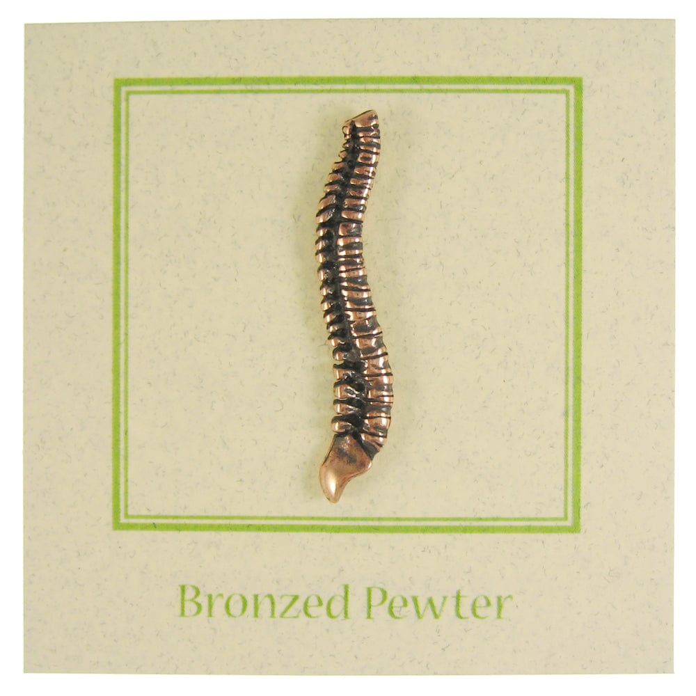 Spine Copper Lapel Pin – lapelpinplanet