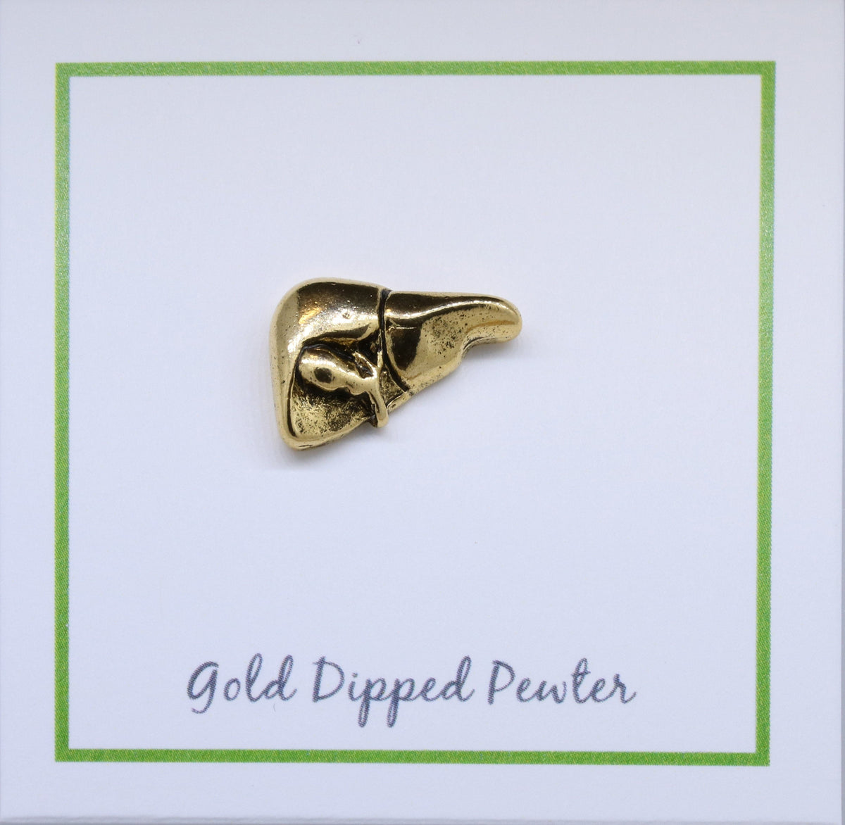 Liver Gold Lapel Pin – lapelpinplanet