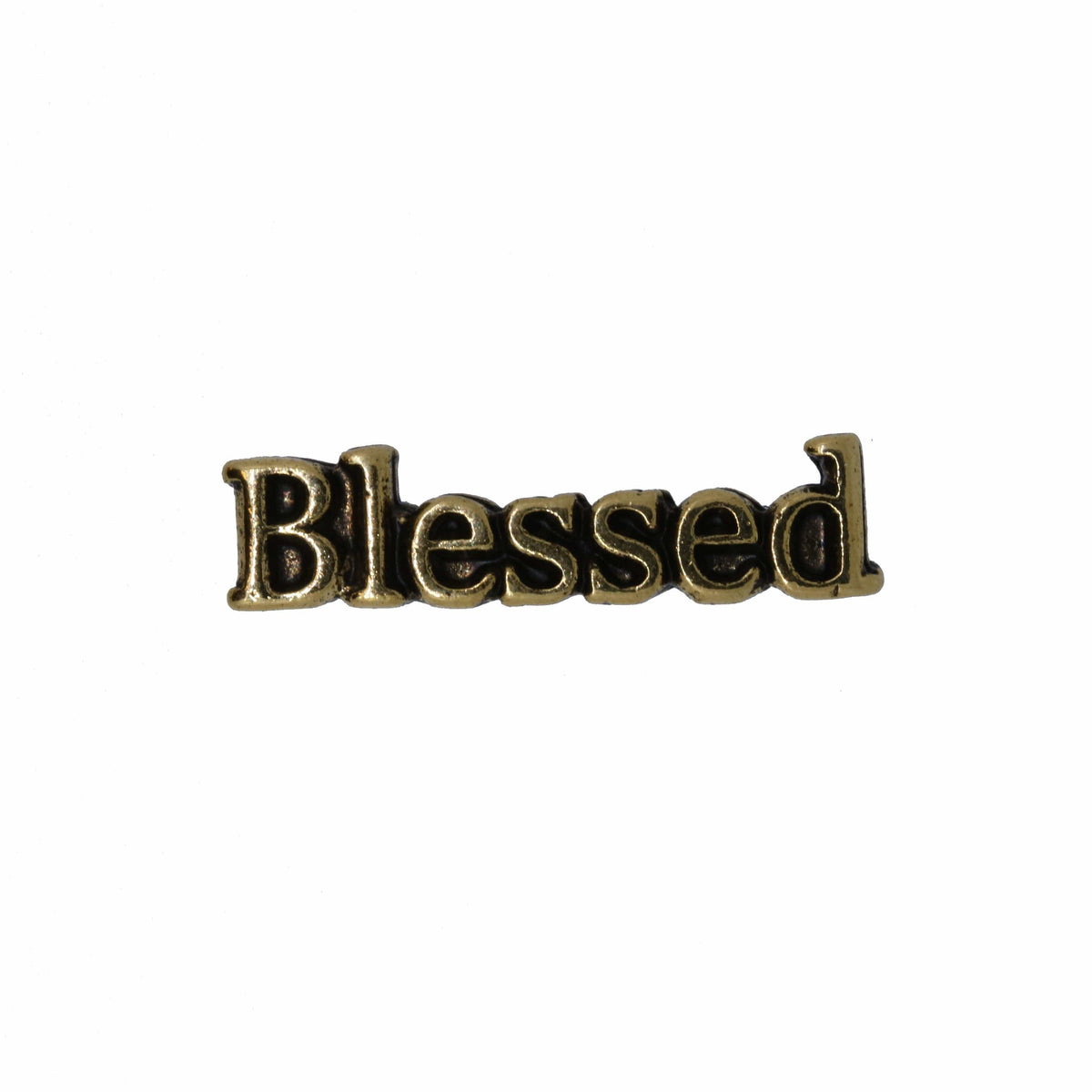 Blessed Gold Lapel Pin - Wear Your Gratitude | Lapel Pin Planet ...