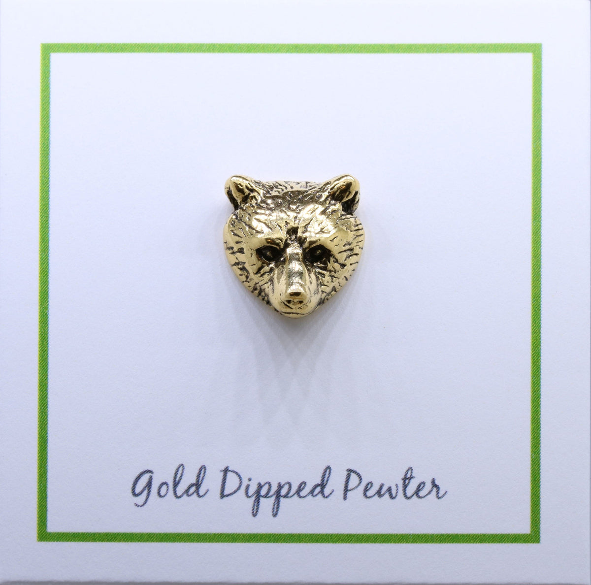Bear Head Gold Lapel Pin - Embrace Your Style | Lapel Pin Planet ...