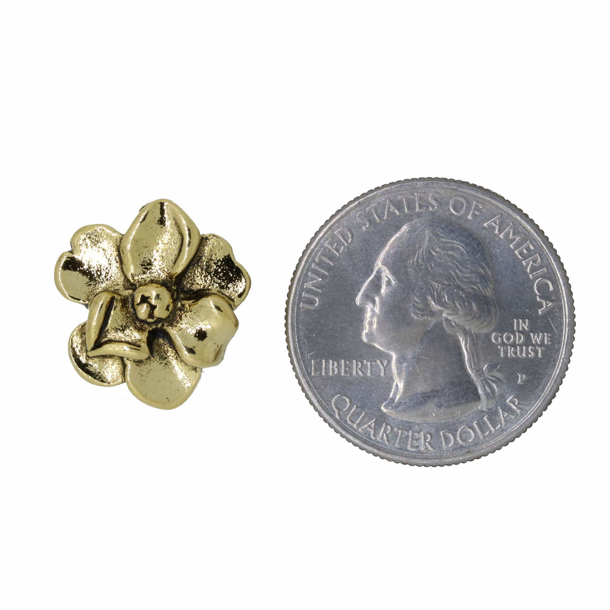 Magnolia Gold Lapel Pin – lapelpinplanet