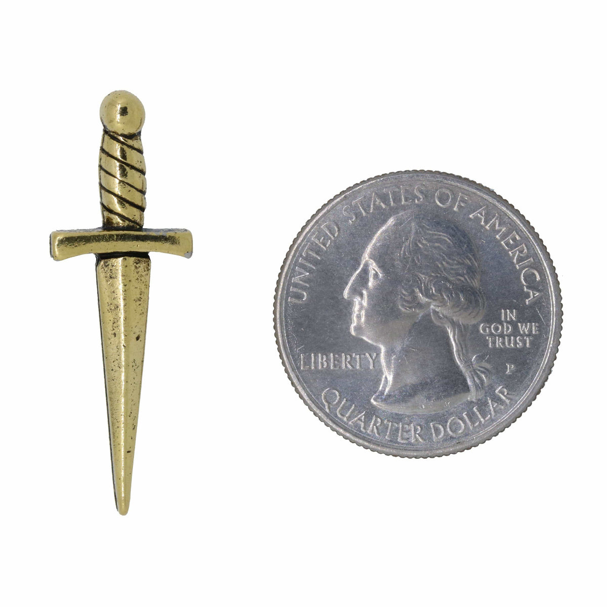 Dagger Gold Lapel Pin – lapelpinplanet