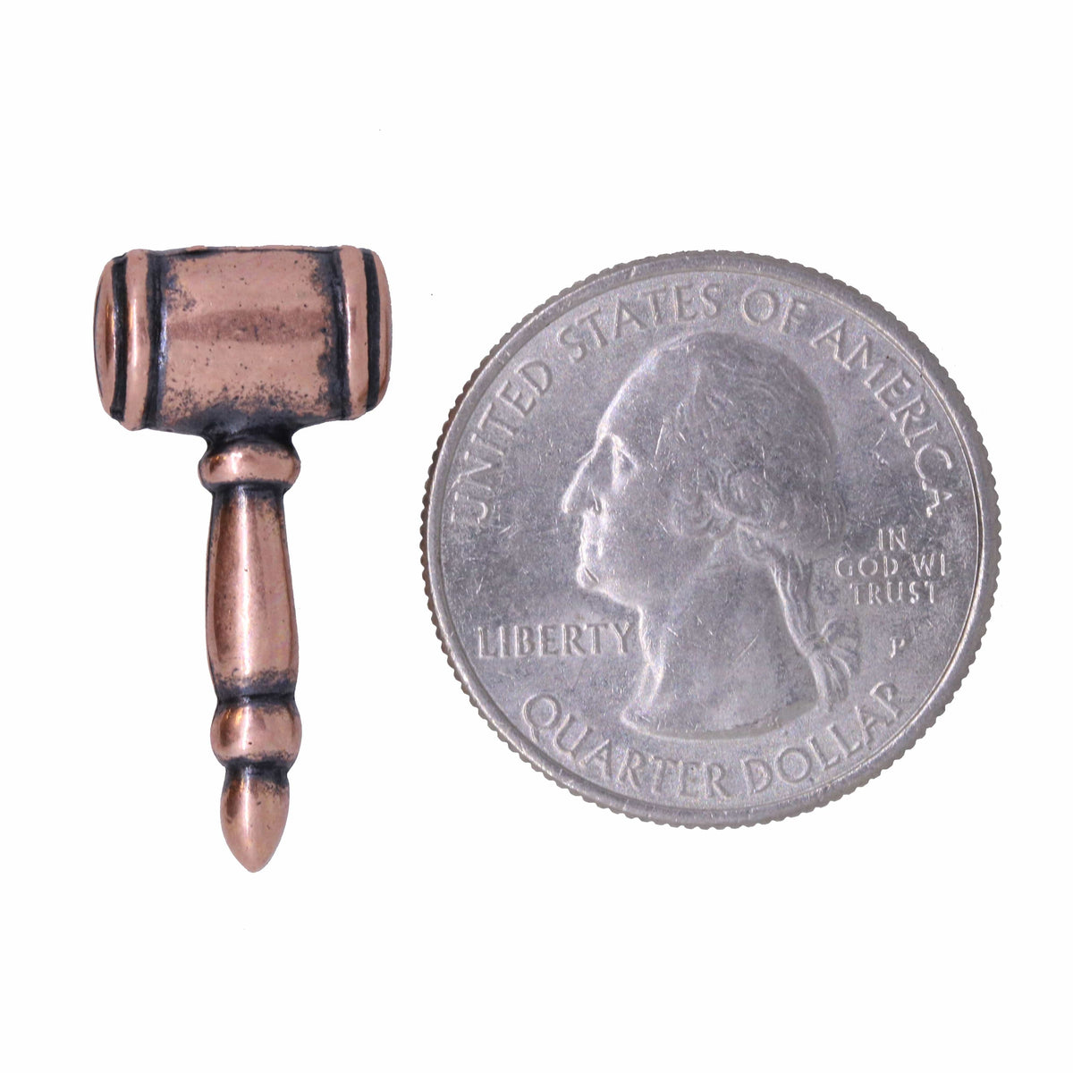 Gavel Copper Lapel Pin – lapelpinplanet