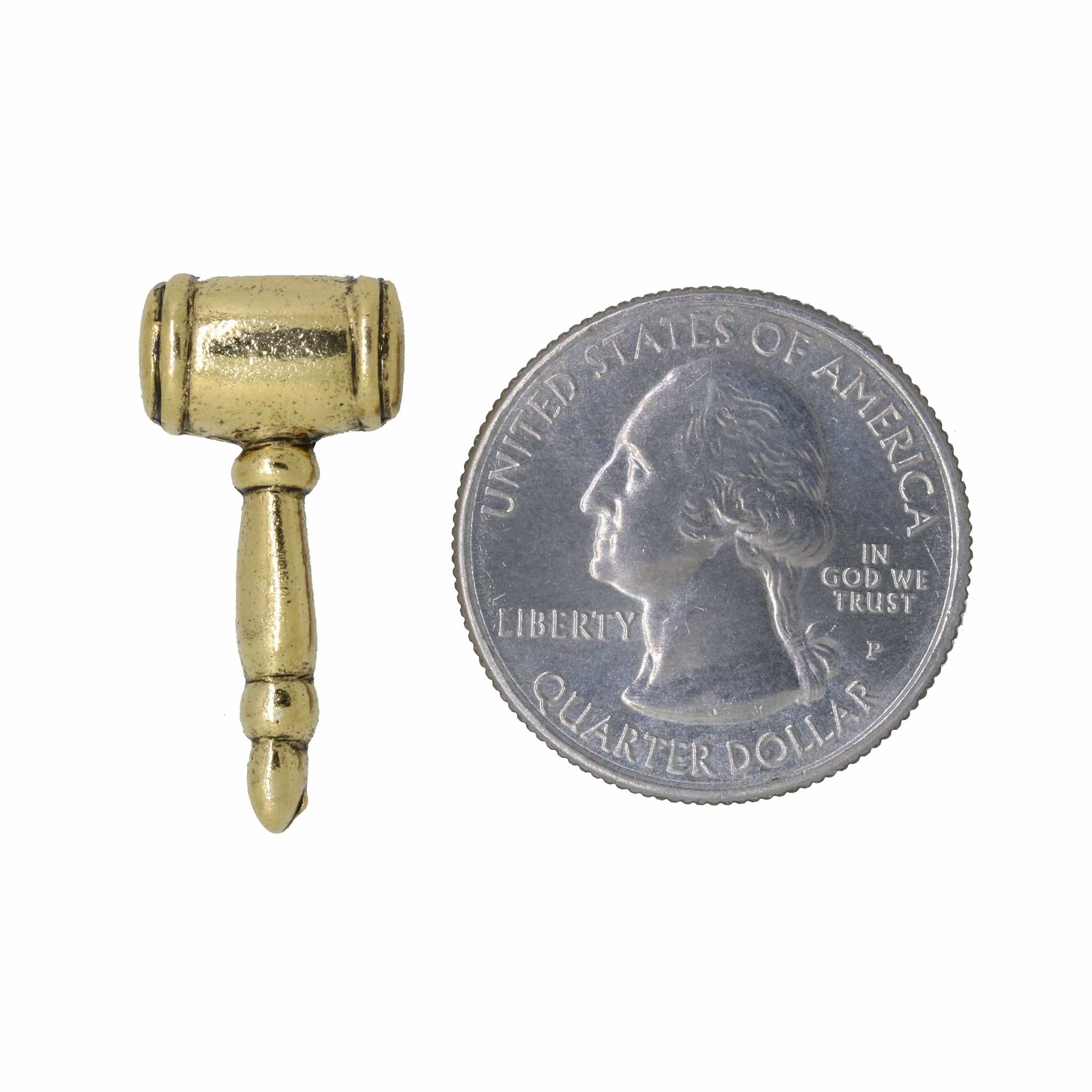 Gavel Gold Lapel Pin – lapelpinplanet