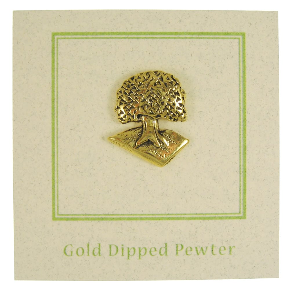 Tree of Learning Gold Lapel Pin – lapelpinplanet
