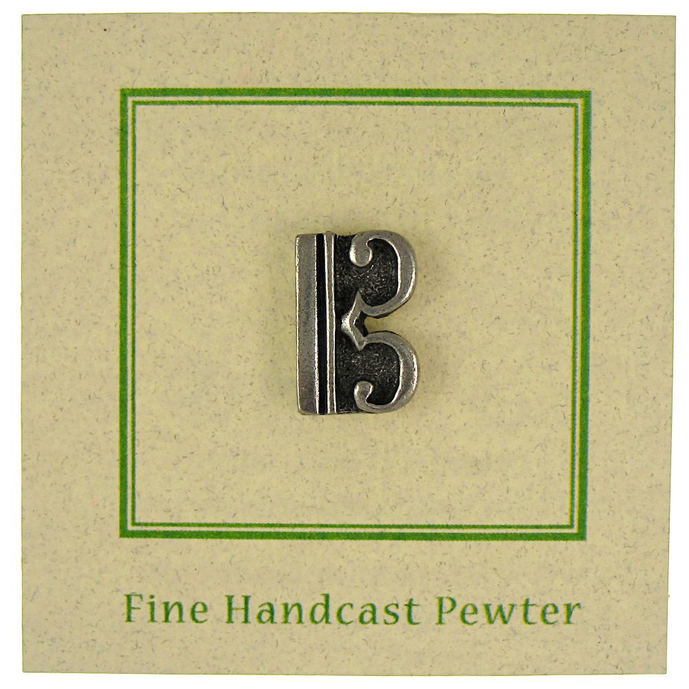 C Clef (Alto Clef) Lapel Pin | Lapel Pin Planet – lapelpinplanet