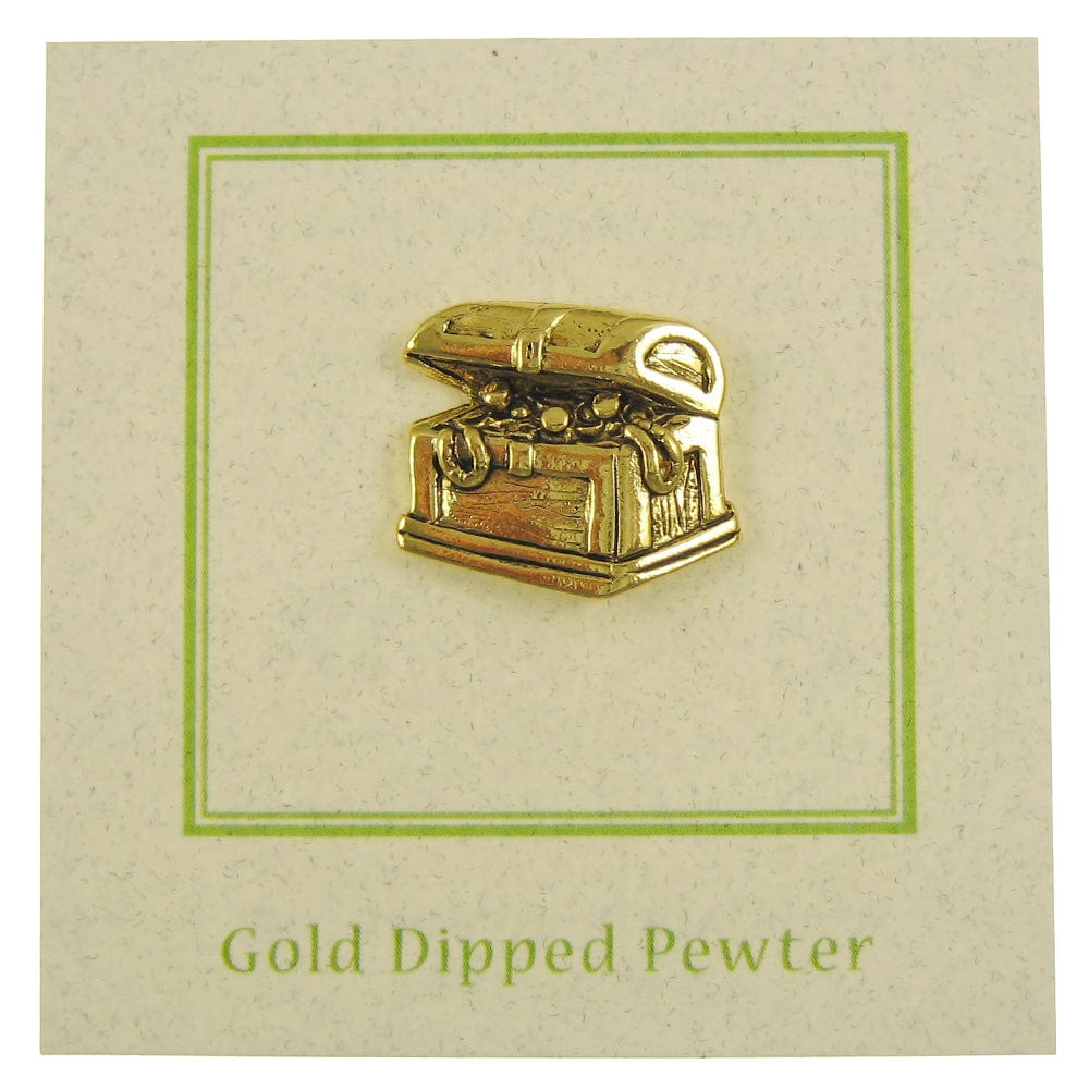 Treasure Chest Gold Lapel Pin – lapelpinplanet