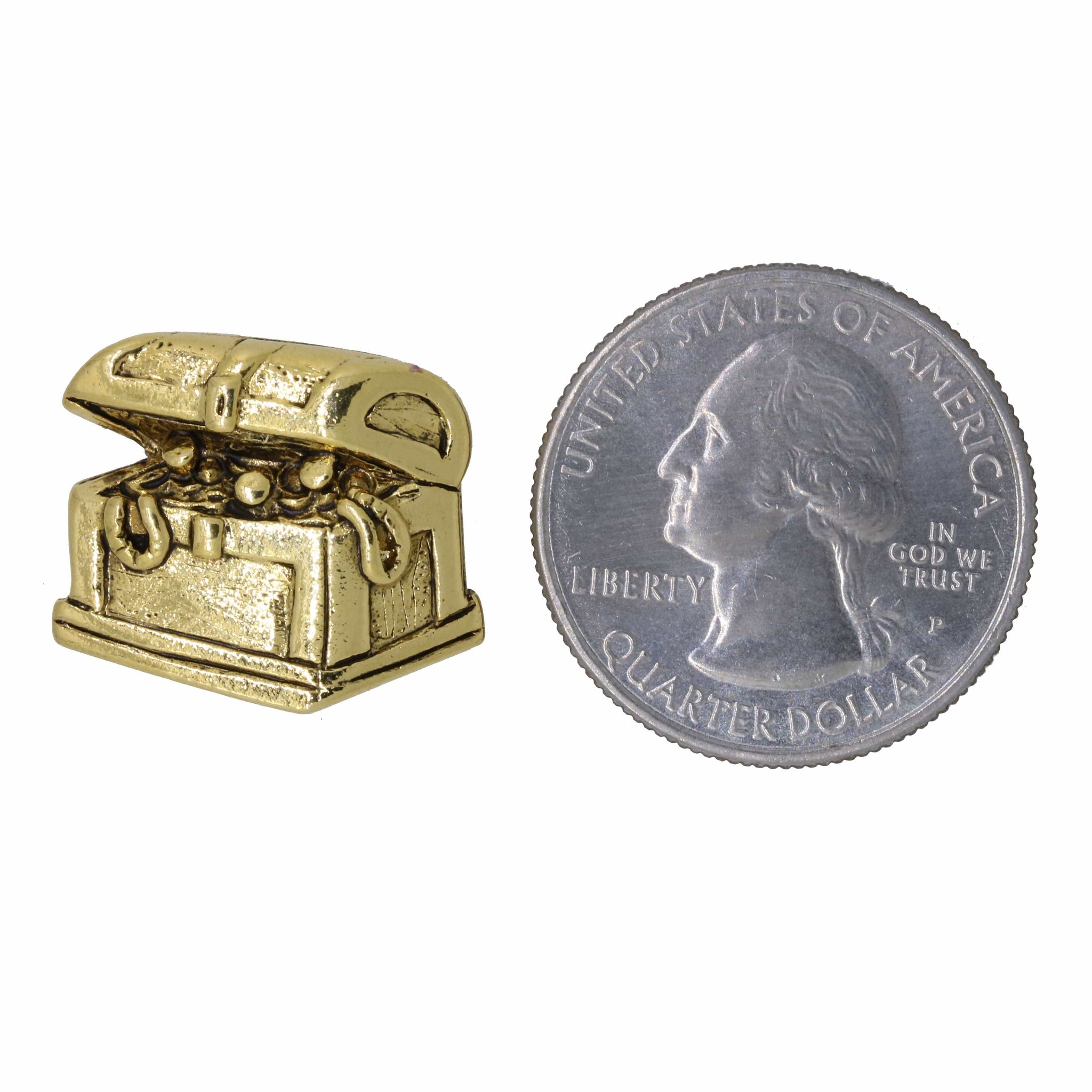 Treasure Chest Gold Lapel Pin – lapelpinplanet