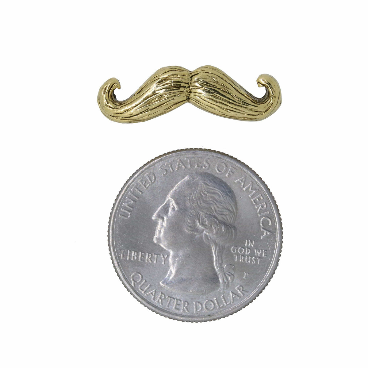 Moustache Gold Lapel Pin – lapelpinplanet
