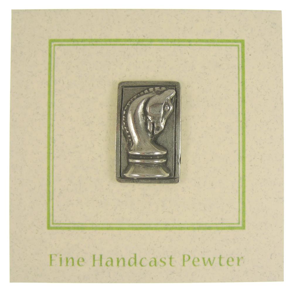 Chess Knight Lapel Pin | Lapel Pin Planet – lapelpinplanet