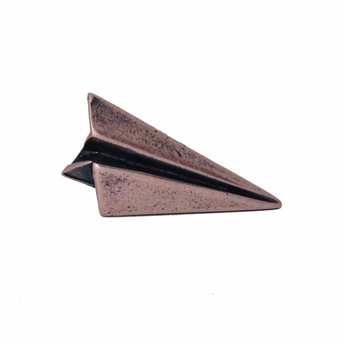 Paper Airplane Copper Lapel Pin – lapelpinplanet