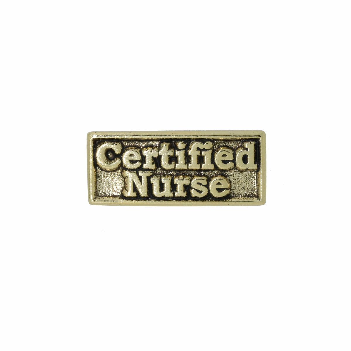 Certified Nurse Gold Lapel Pin | Lapel Pin Planet – lapelpinplanet