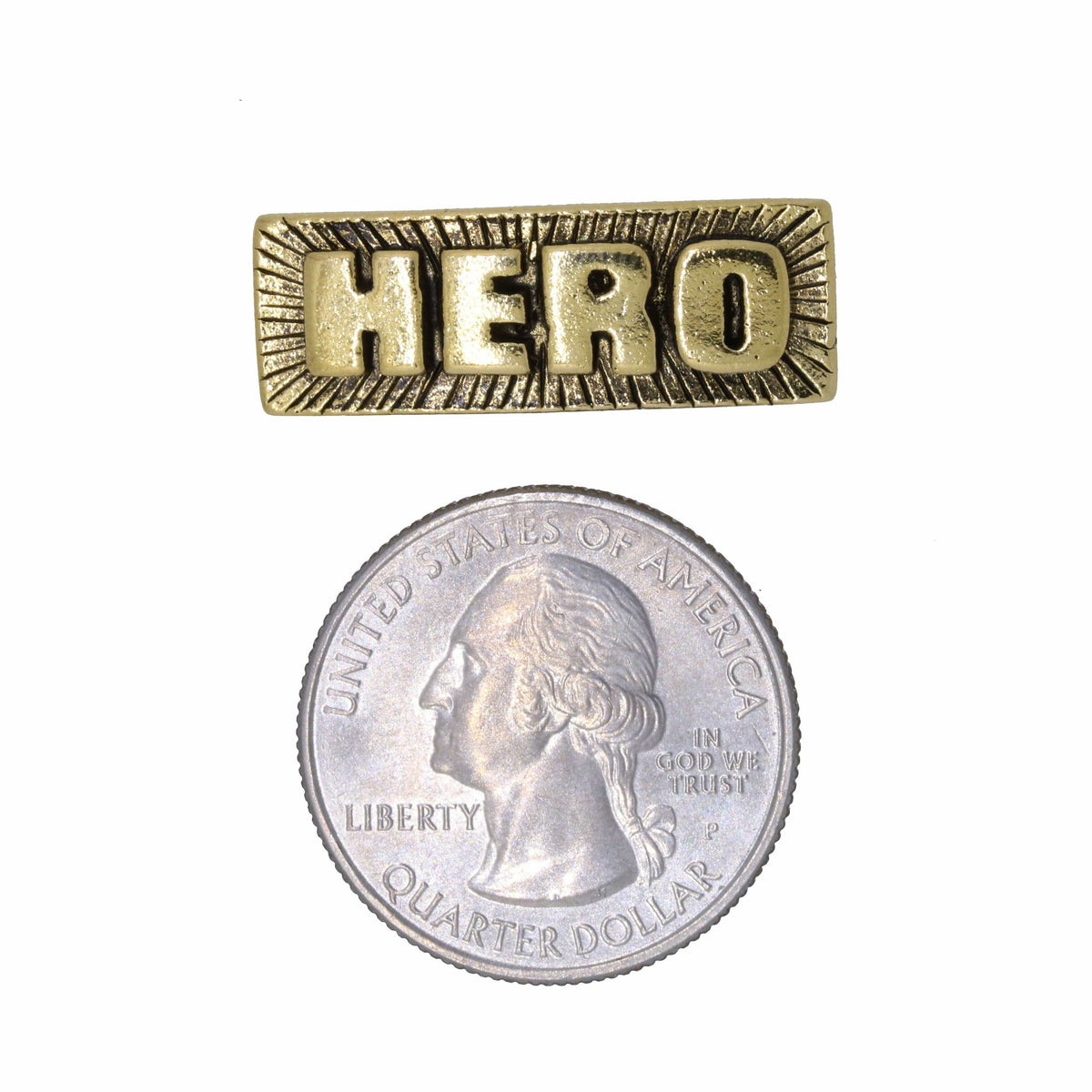 Hero Gold Lapel Pin – lapelpinplanet