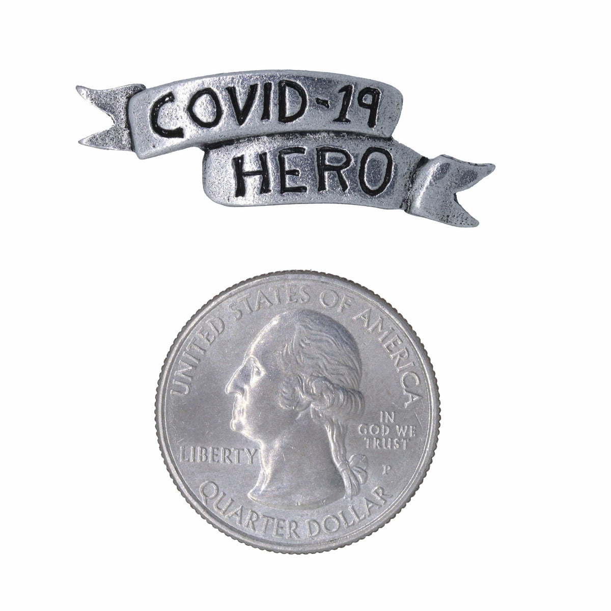 COVID-19 Hero Lapel Pin - Honor the Frontline | Lapel Pin Planet ...