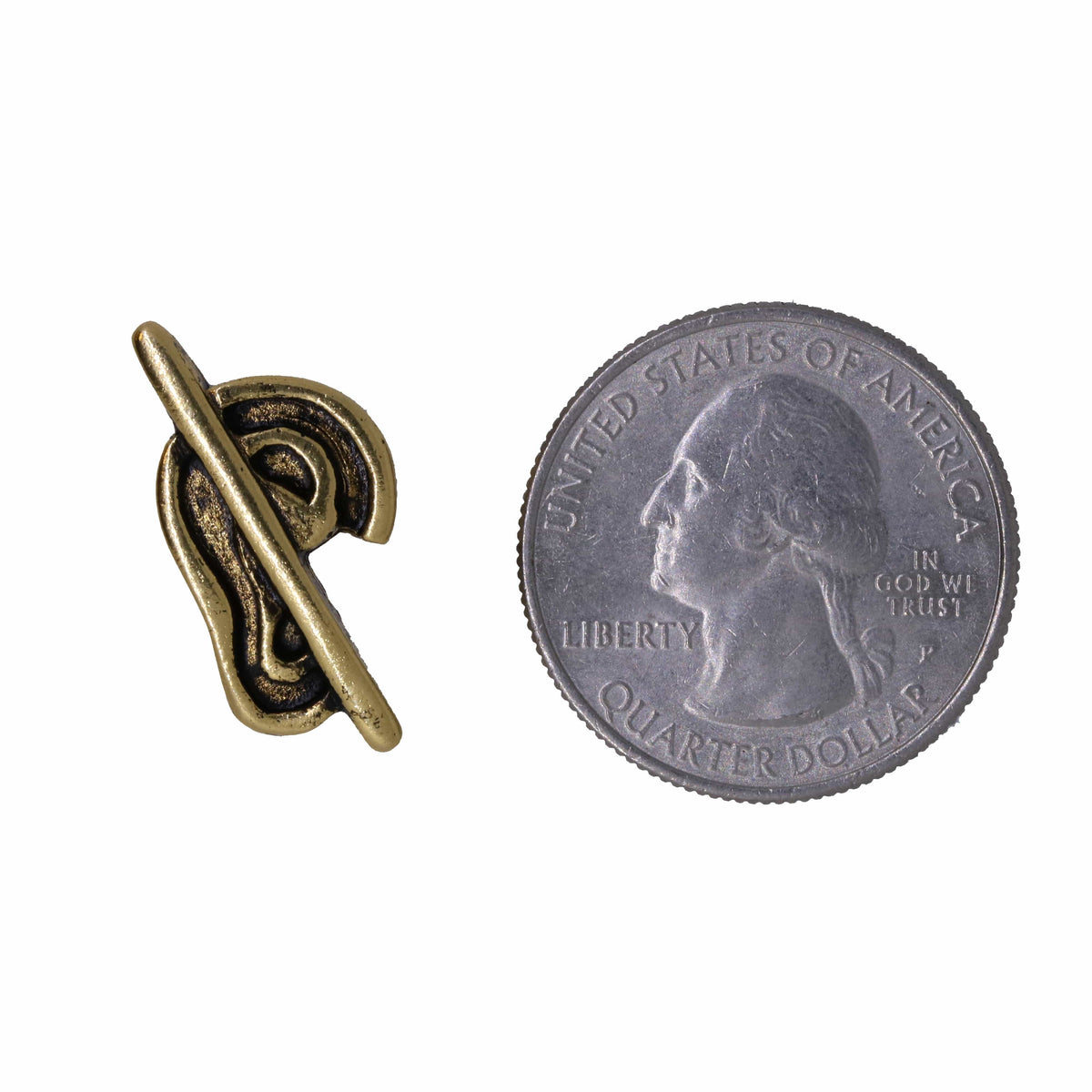 Hard of Hearing Gold Lapel Pin – lapelpinplanet