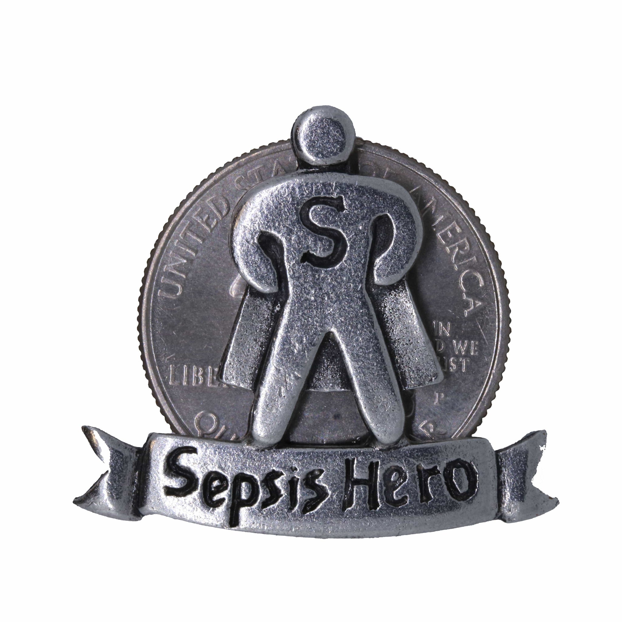 Sepsis Hero Design Lapel Pin - Lapel Pin Planet – lapelpinplanet