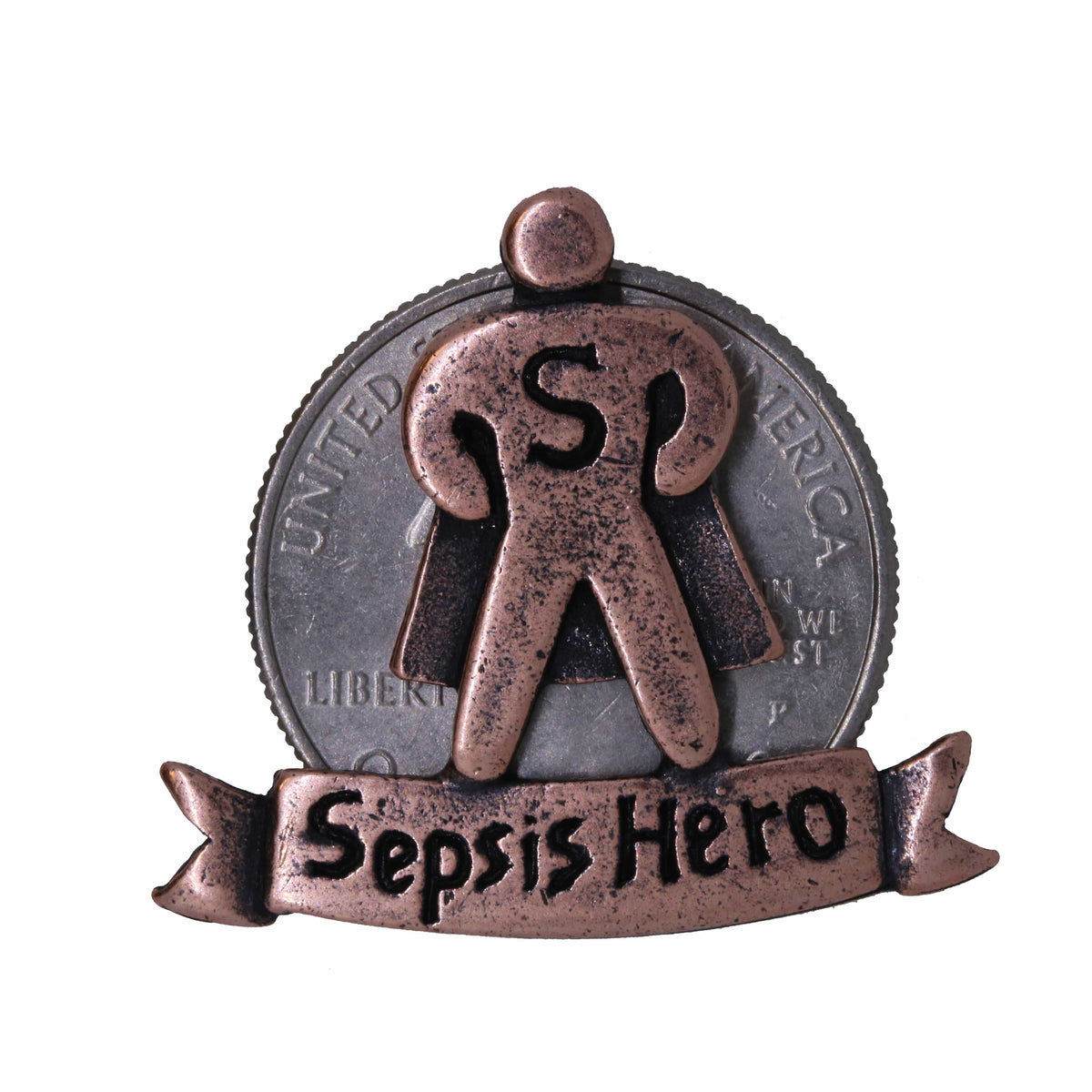Sepsis Hero Copper Lapel Pin – lapelpinplanet