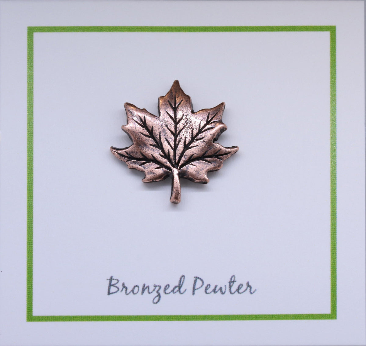 Maple Leaf Copper Lapel Pin – lapelpinplanet