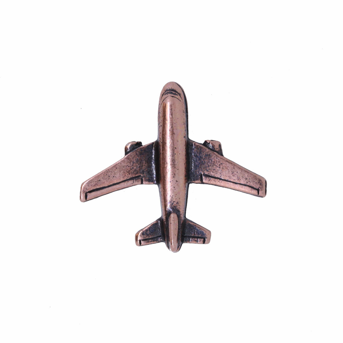 Jet Airplane Copper Lapel Pin – lapelpinplanet