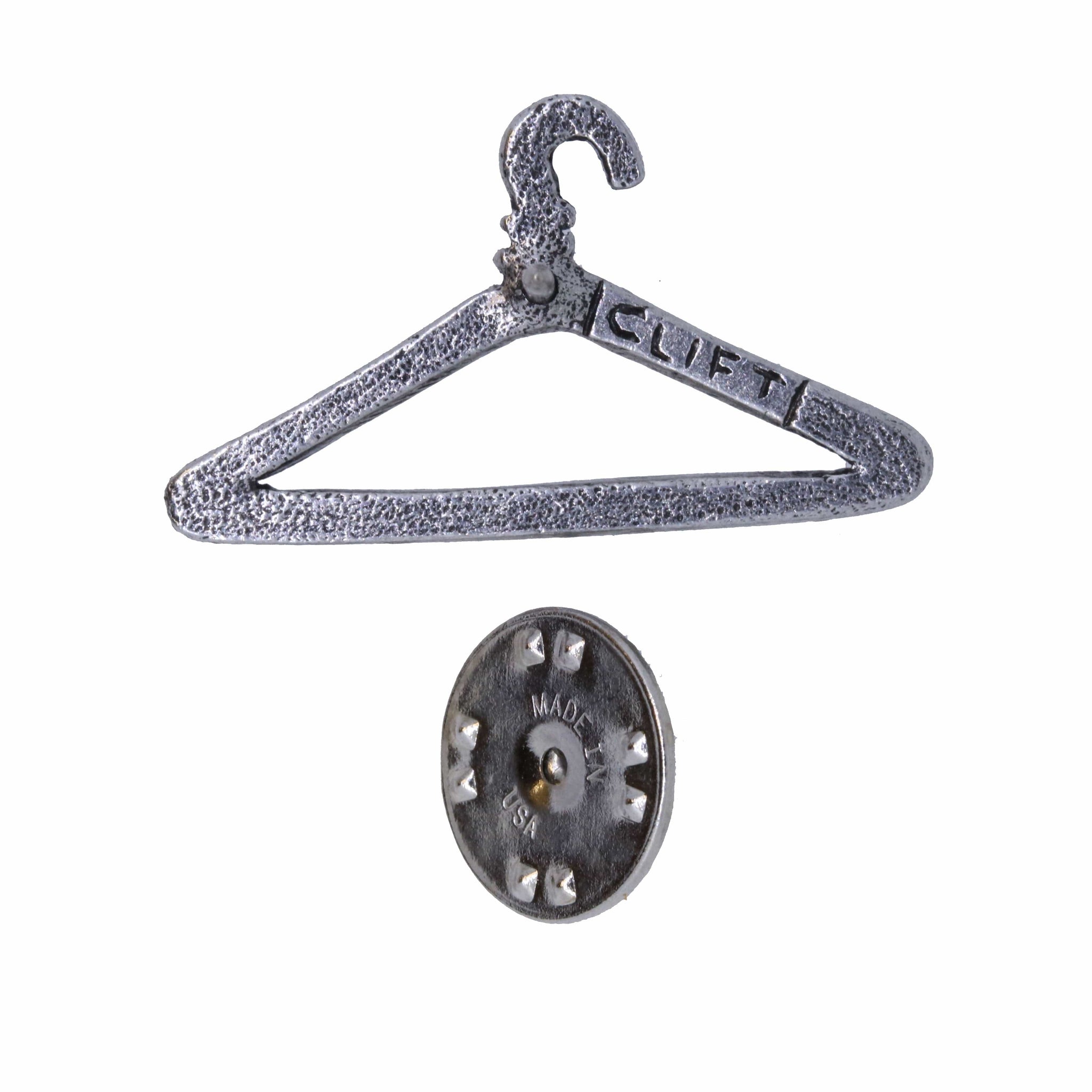 Wire Clothes Hanger Lapel Pin – lapelpinplanet