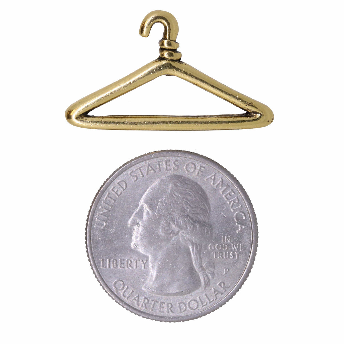 Wire Clothes Hanger Gold Lapel Pin – lapelpinplanet