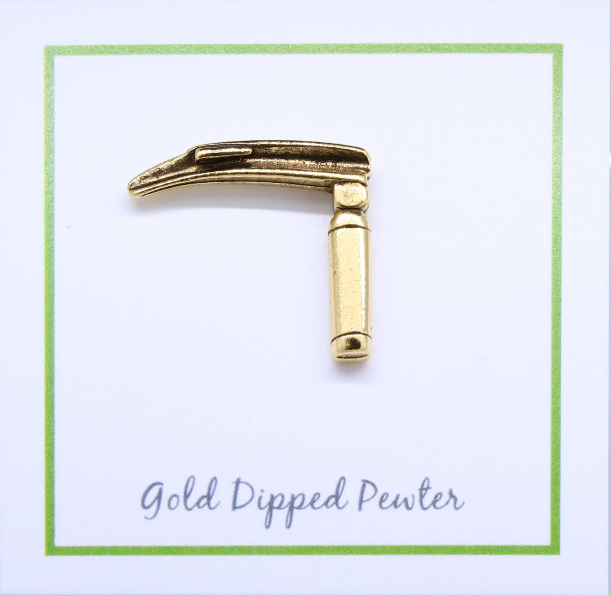 Miller Blade Laryngoscope Gold Lapel Pin – lapelpinplanet