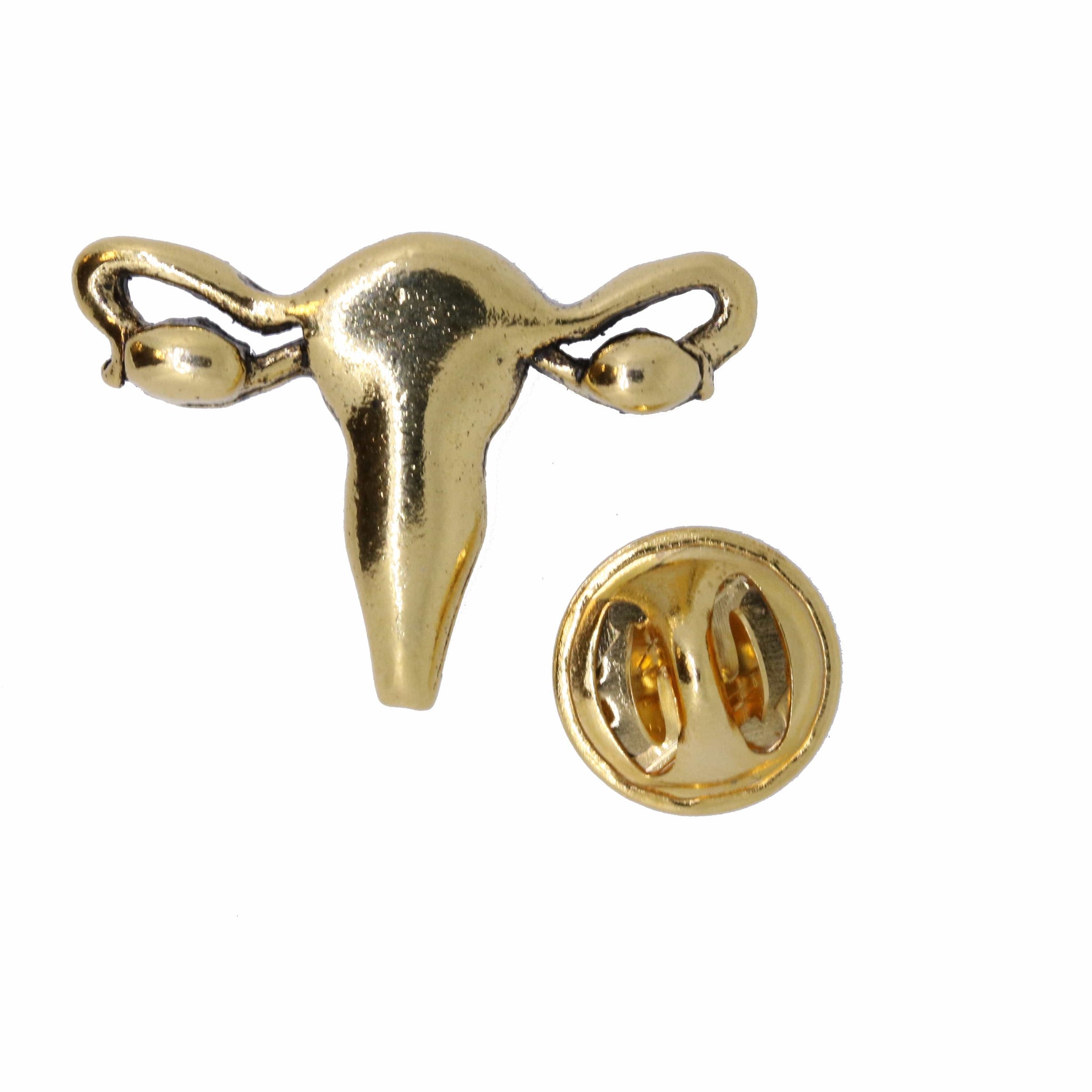 Uterus Gold Lapel Pin – lapelpinplanet