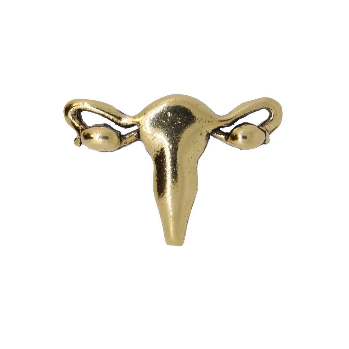 Uterus Gold Lapel Pin – lapelpinplanet