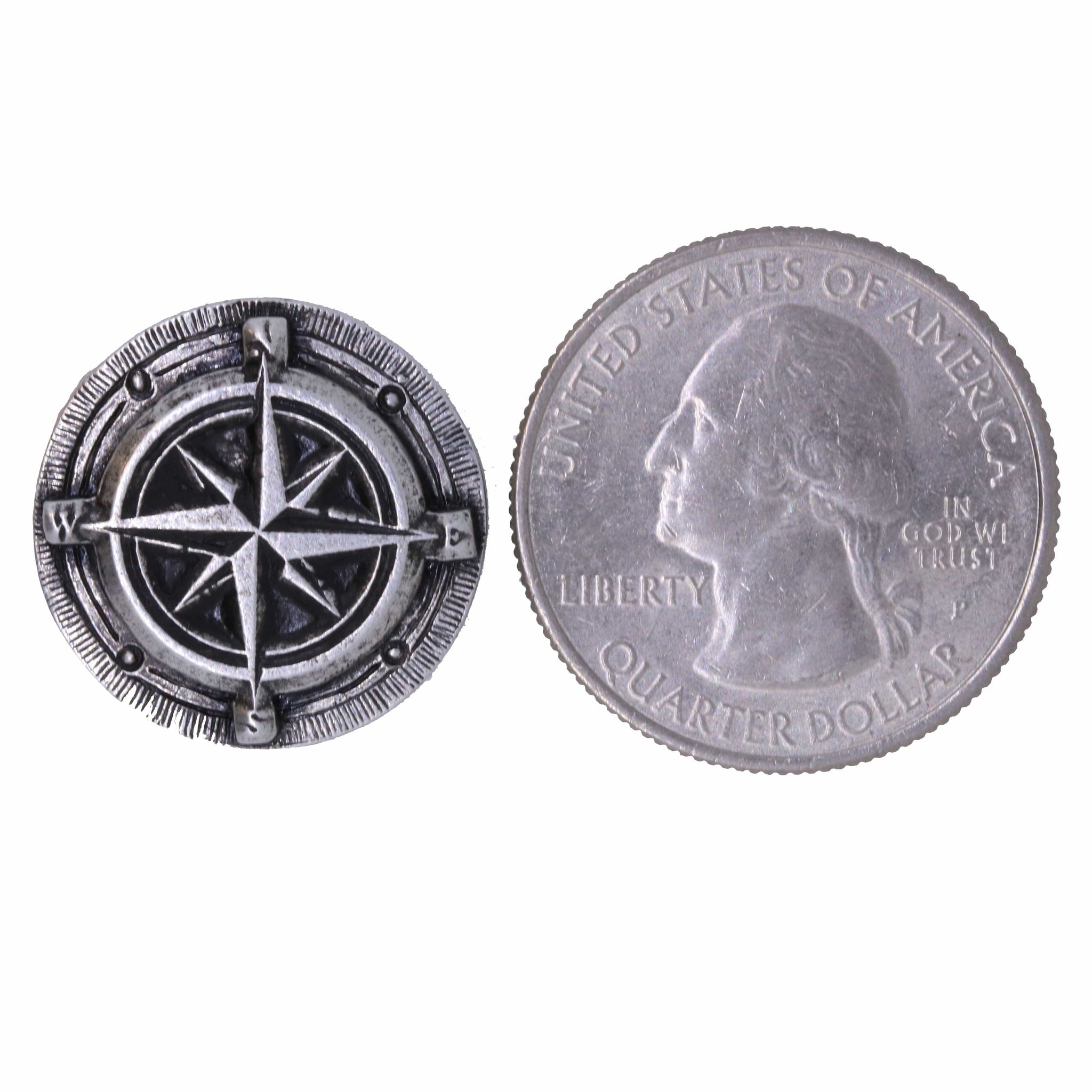 Compass Rose Lapel Pin - Navigate Your Path | Lapel Pin Planet ...
