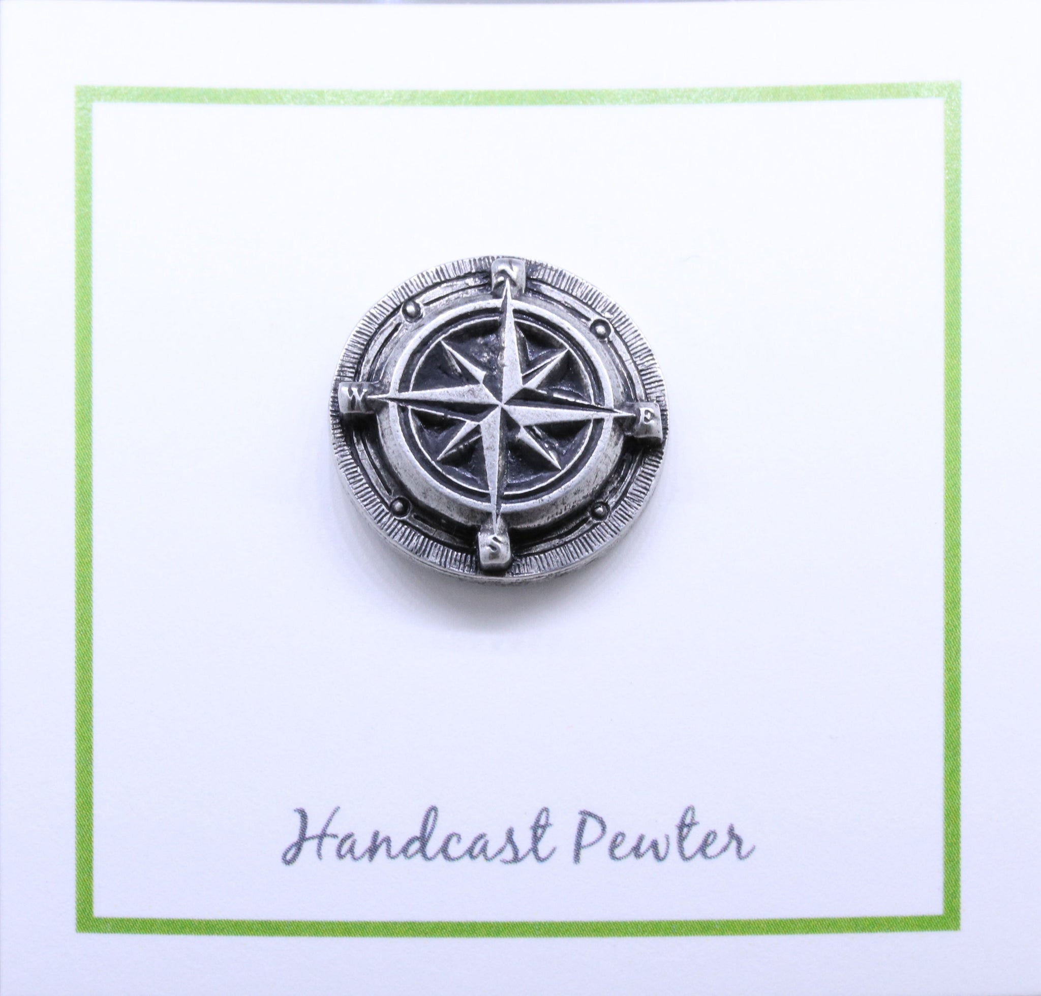 Compass Rose Lapel Pin - Navigate Your Path | Lapel Pin Planet ...