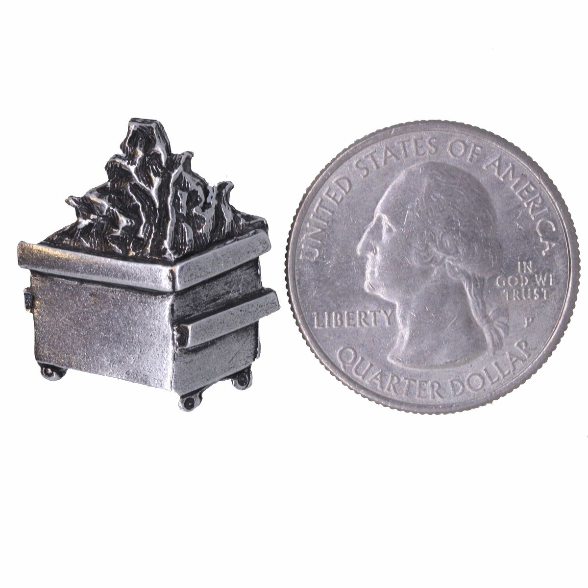 Dumpster Fire Lapel Pin – lapelpinplanet